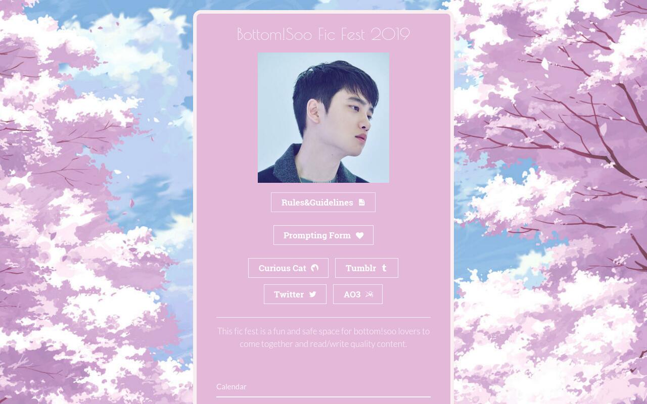 Bottom!Soo Fic Fest 2019